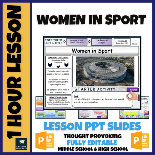 Women in Sport - Careers PE | Teaching Resources