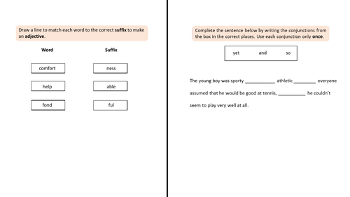 Year 6 SPaG / GaPS 2 questions per day SATs | Teaching Resources