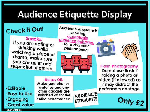 Drama Display Bundle | Teaching Resources