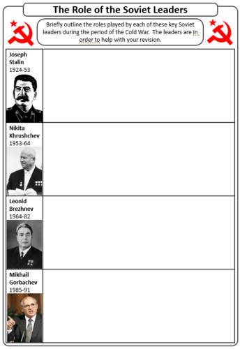 GCSE History - Cold War & Superpower Relations Revision Resources Pack ...