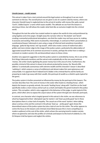 Unseen extracts: a history of crime writing | Teaching Resources