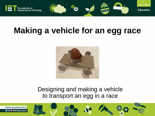 Making a vehicle for an egg race | Teaching Resources