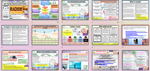 Anti-Racism Education + Protesting | Teaching Resources