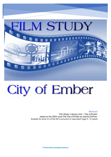Film Study: City of Ember | Teaching Resources