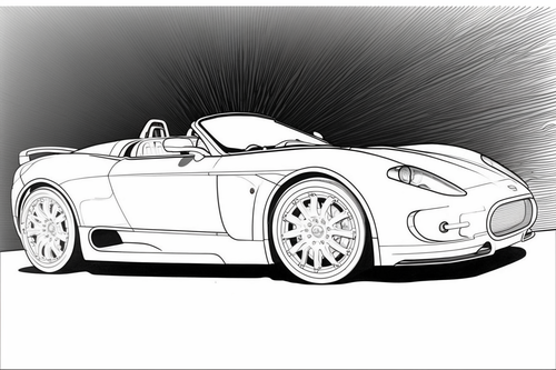 15 A4 Sports Cars Colouring / Coloring Sheets / Pages / Mindfulness ...