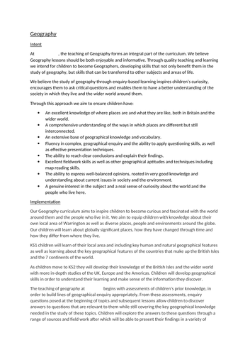 History/Geography/Humanities Subject Leader Resources | Teaching Resources