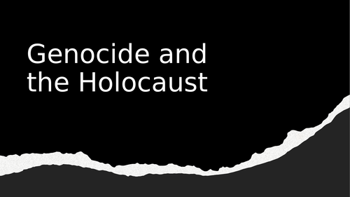 Junior Cycle History - Genocide and the Holocaust complete resource ...