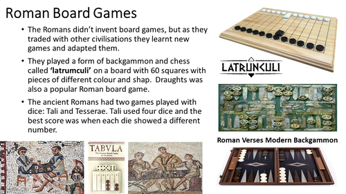 Market Place Activity - Roman Entertainment and Leisure | Teaching ...