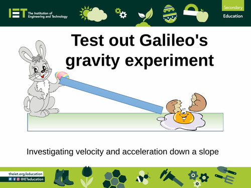 Test out Galileo’s gravity experiment | Teaching Resources