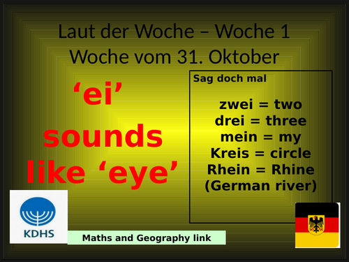 german phonic of the week | Teaching Resources