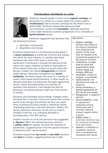 GCSE Sociology AQA Crime and Deviance unit | Teaching Resources