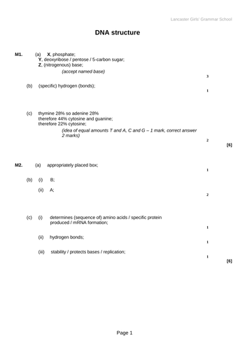 Dna Genetic Control And Cell Division Teaching Resources