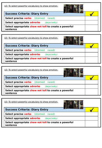 Wonder Diary Entry Planning and Resources - Halloween Scene (Auggie's ...