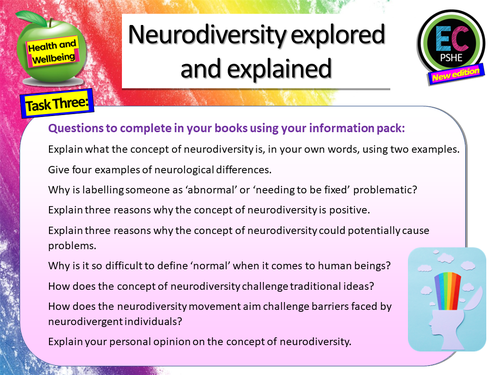 Neurodiversity PSHE | Teaching Resources