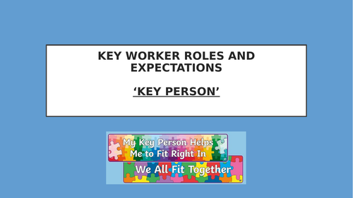 Key person/ Key worker in EYFS | Teaching Resources