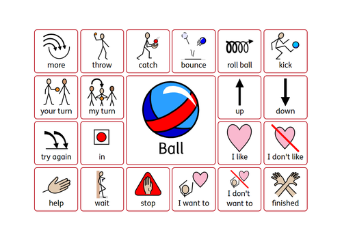 AAC Play communication board bundle for SEND/ASN pupils - bubbles ...