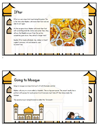 All About Ramadan and Eid Information PowerPoint | Teaching Resources
