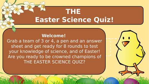 THE Ultimate Science of Easter Quiz | Teaching Resources