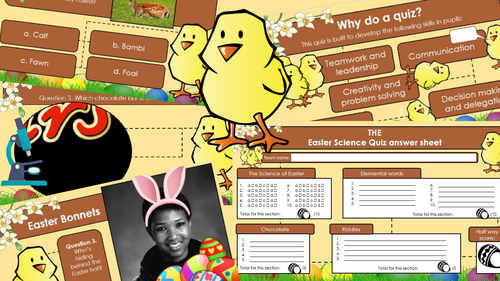 THE Ultimate Science of Easter Quiz | Teaching Resources