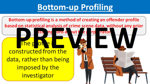 Offender Profiling Bottom Up Approach Aqa A Level Psychology Forensic Psychology Teaching