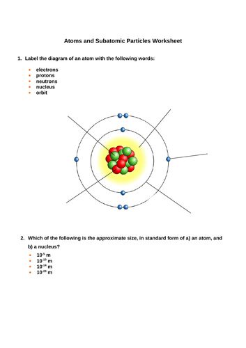 Physics - Atoms and Isotopes | Teaching Resources