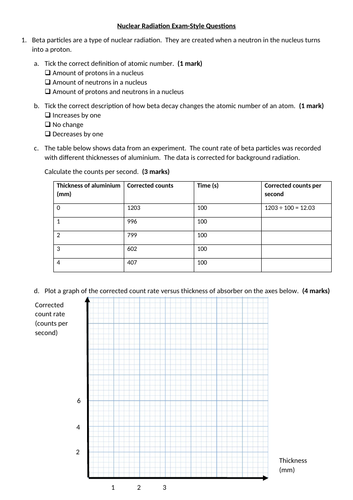 Physics - Radioactive Decay | Teaching Resources