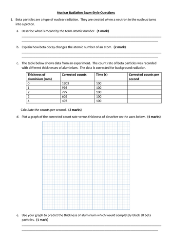 Physics - Radioactive Decay | Teaching Resources