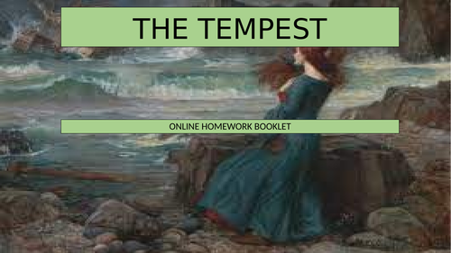 The Tempest (Bundled Homework) | Teaching Resources
