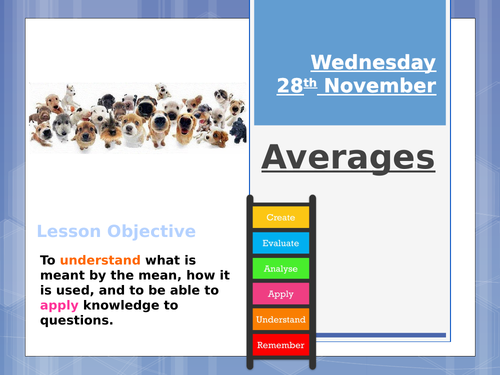 Maths GCSE Averages lesson | Teaching Resources