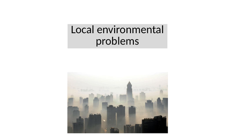 French GCSE Environmental problems | Teaching Resources