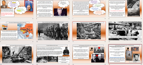 Lesson 5 and 6 The Prague Spring 1968 | Teaching Resources
