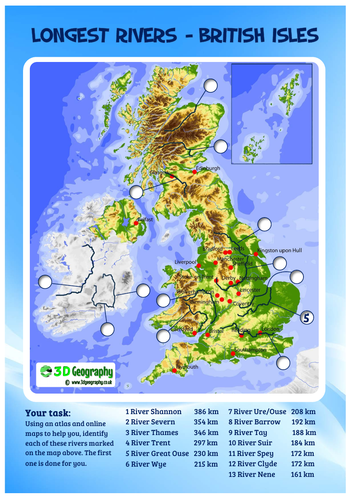 AQA GCSE Geography Rivers Lessons and Resources | Teaching Resources