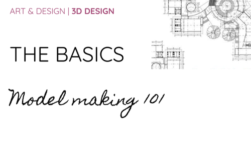 ARCHITECTURE 3D Design AQA | Model Making INTRO | 2 Lessons | Teaching ...