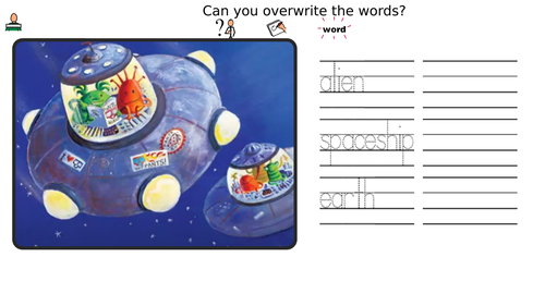 Aliens love underpants story work | Teaching Resources