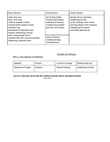 Kensuke's Kingdom Planning Y5 | Teaching Resources