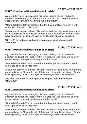 Kensuke's Kingdom Planning Y5 | Teaching Resources