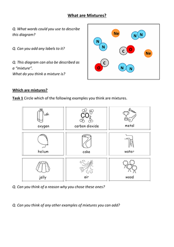 Chemical Mixtures | Teaching Resources