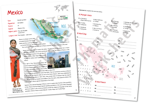 Geography of Mexico | Teaching Resources