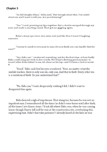 The Kite Runner KS5 A Level SOW | Teaching Resources