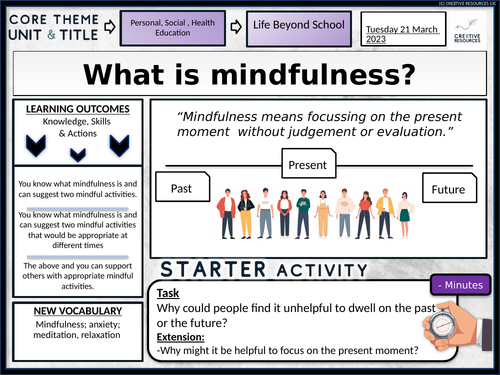 What is mindfulness? Practicing Mindfulness | Teaching Resources