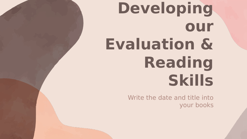 Pearson Edexcel 2.0 LIFT Paper 1 Non-Fiction Children and Sleep ...