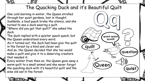 Letter Q Story and Activity Pages KS1 | Teaching Resources