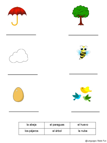 La Primavera - Spanish Spring Worksheets | Teaching Resources