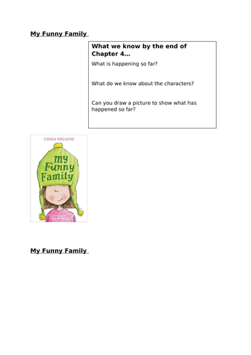 My Funny Family Guided Reading Bundle | Teaching Resources