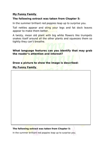 My Funny Family Guided Reading Bundle | Teaching Resources