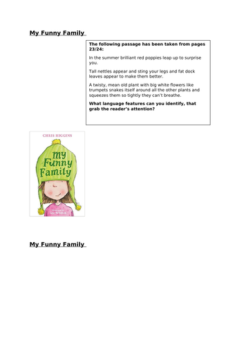 My Funny Family Guided Reading Bundle | Teaching Resources