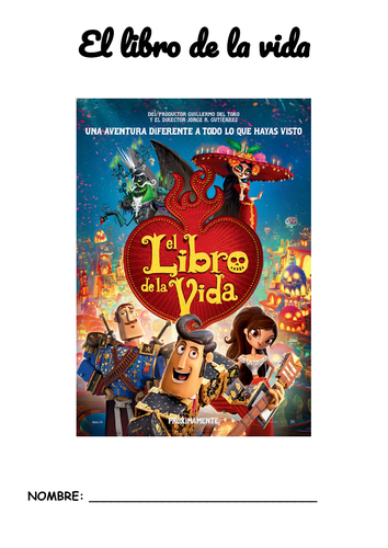 El libro de la vida - Film studies | Teaching Resources