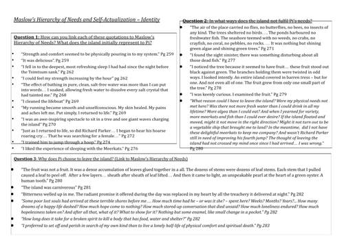 Life of Pi - full SOL (33 lessons) | Teaching Resources
