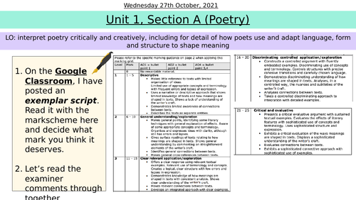 Poems of the Decade - AS Level Poetry Anthology | Teaching Resources