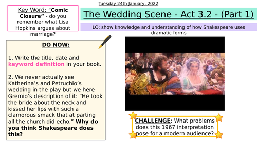 The Taming of the Shrew - full unit of work | Teaching Resources